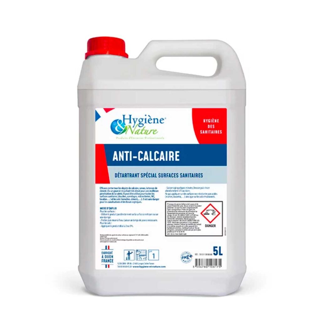 Anti-Calcaire puissant PH1 pour remise en état des sanitaires - 4 x 5L ...