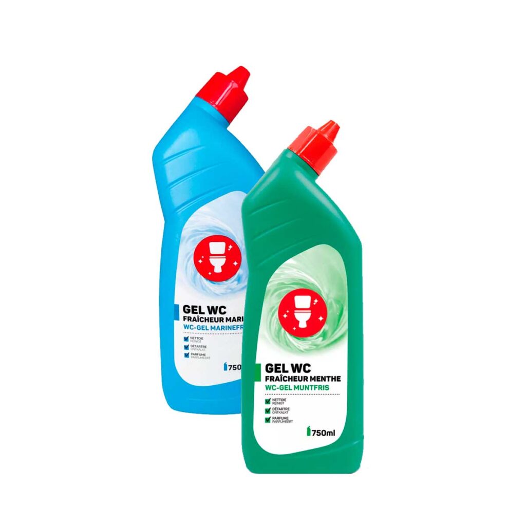 Détartrant WC gel col canard, parfum au choix - 12 flacons de 750ml ...