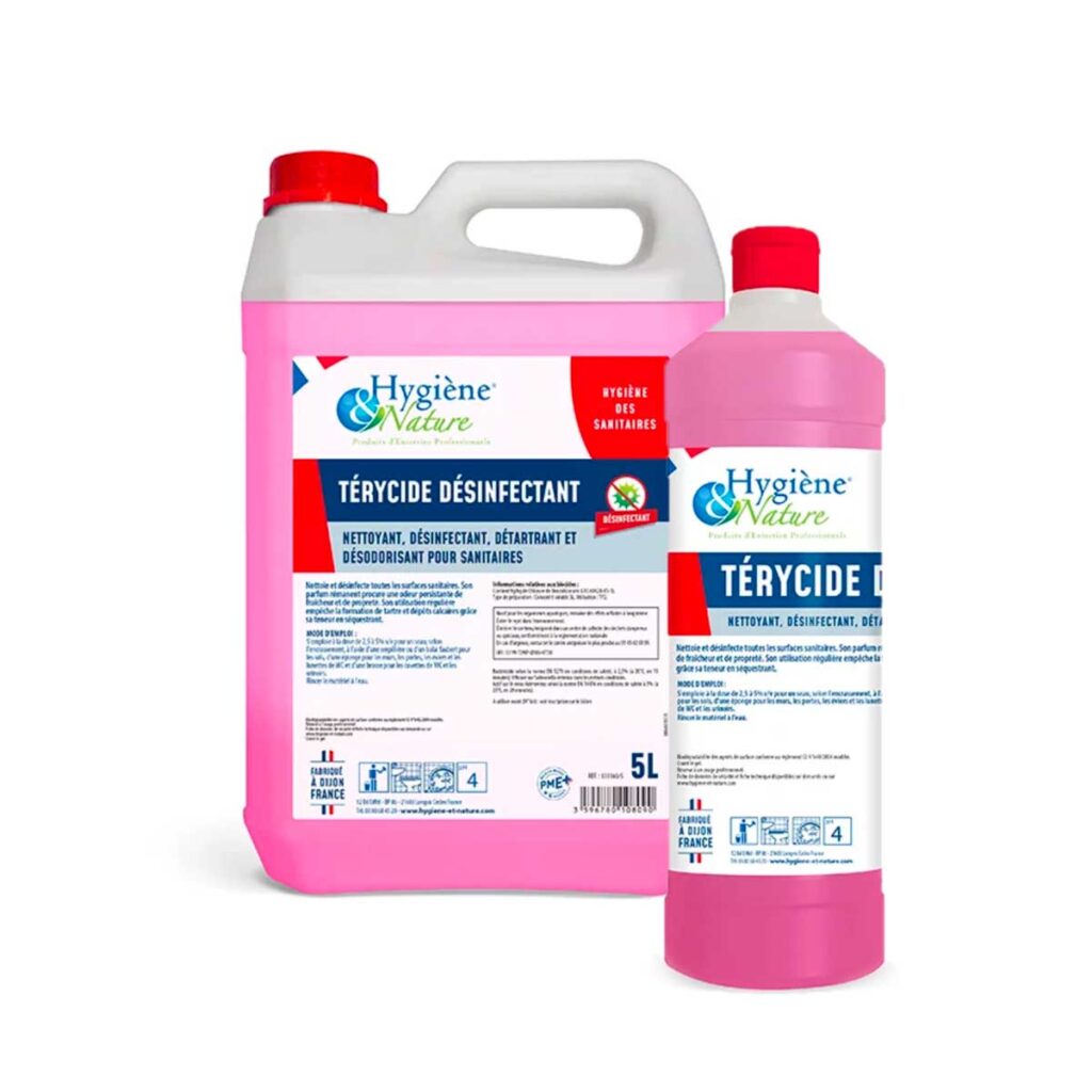 Terycide désinfectant concentré nettoyant, détartrant, désodorisant ...